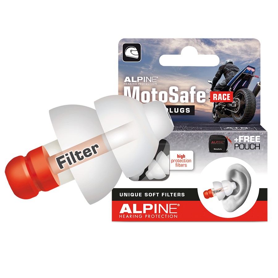 ALPINE Gehörschutz Moto Safe Race | Reginas Motorradboutique